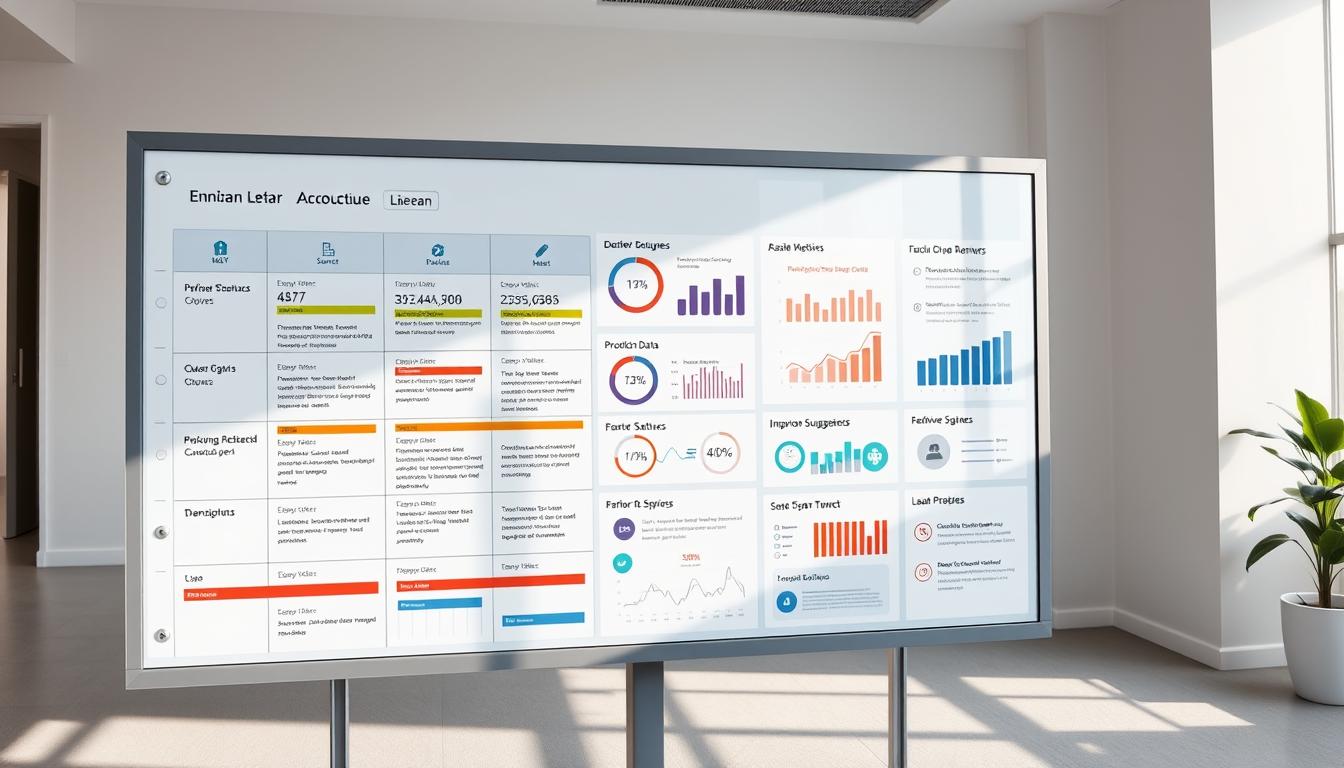 What is a Visual Management Board in Lean?